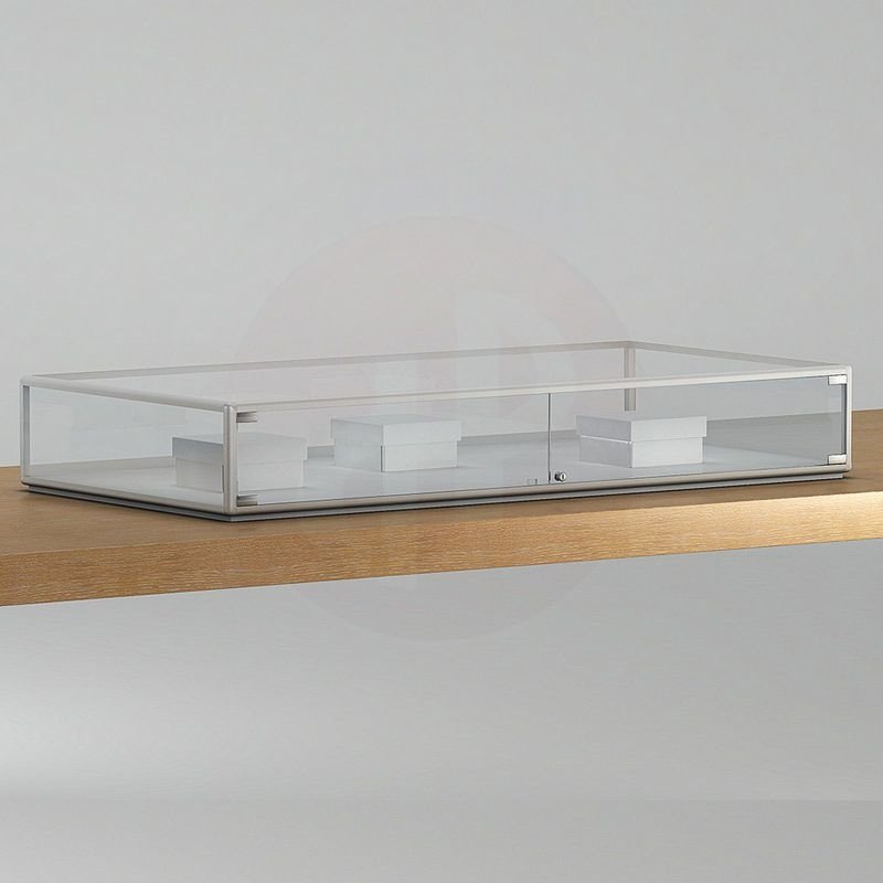 Leo table top showcase 160cm wide - Glass Display Cabinets- Planet Display