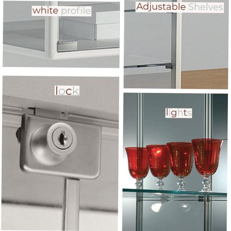 LEO TABLE TOP SHOWCASE 101cm WIDE - Glass Display Cabinets- Planet Display